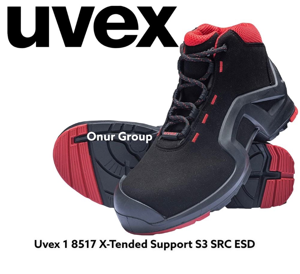 Uvex 1 8517 X-Tended Support S3 SRC ESD İş Güvenliği Botu